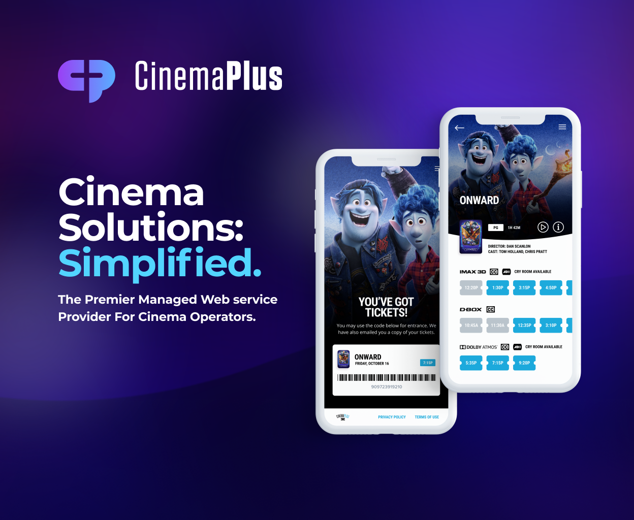 CinemaPlus • The Modern Online Ticketing Solution for Cinema Operators